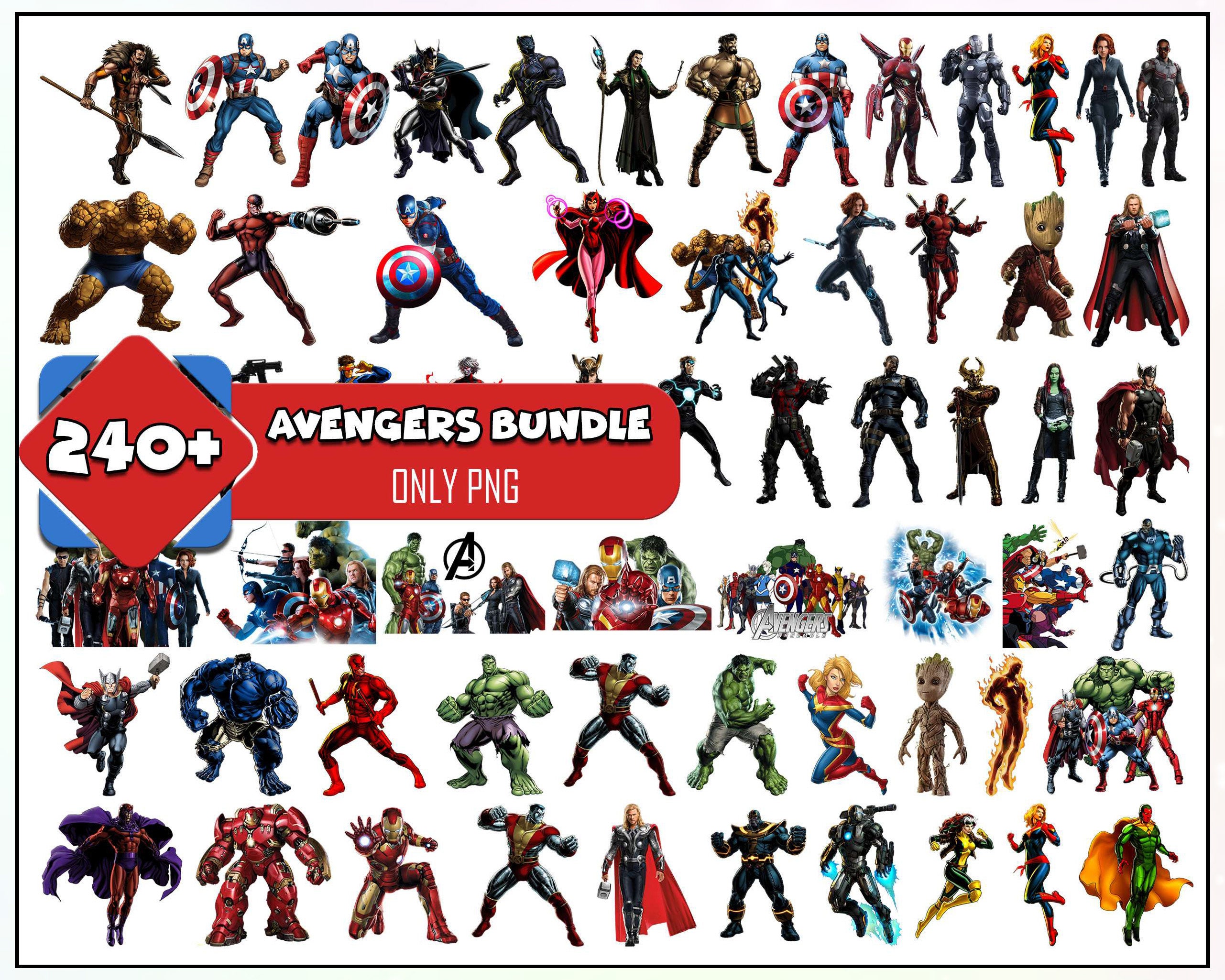 Avengers PNG Clipart, Super Heroes Clipart, Avengers Printable Image ...