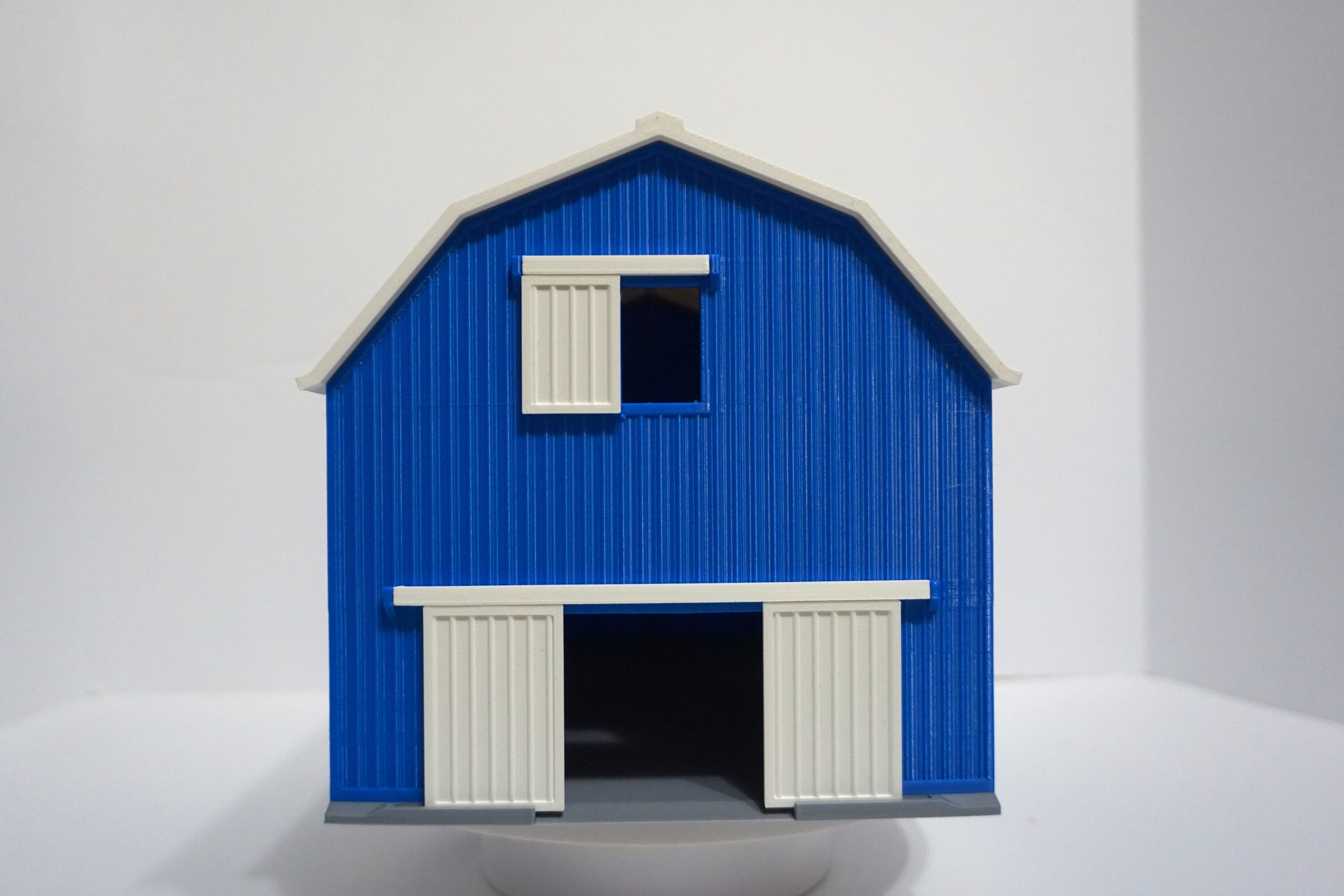 Barn the Classic Big Metal Façade Exterior 1:64 Scale - Etsy