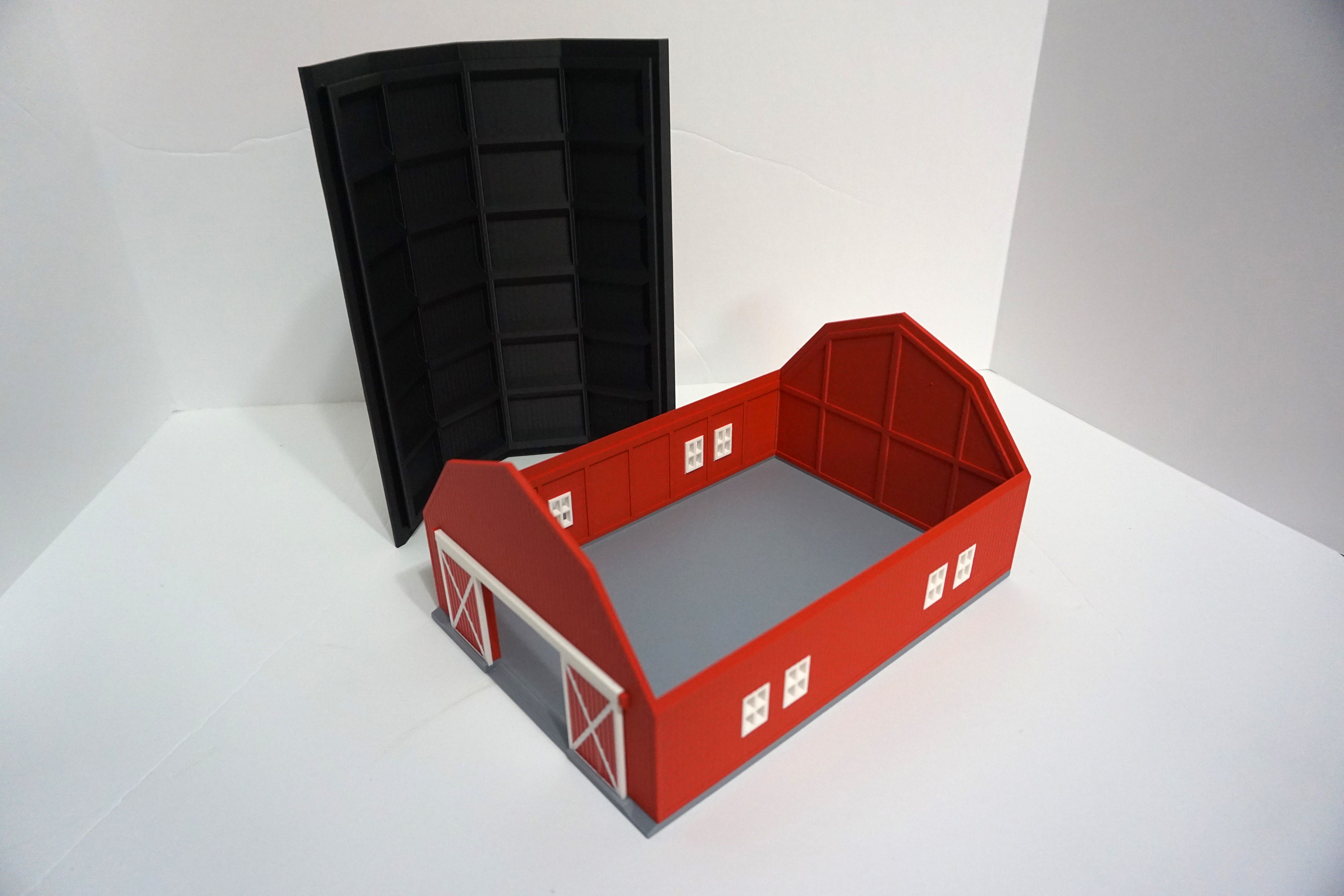 Barn the Classic Single Floor Wood Façade Exterior 1:64 Scale - Etsy