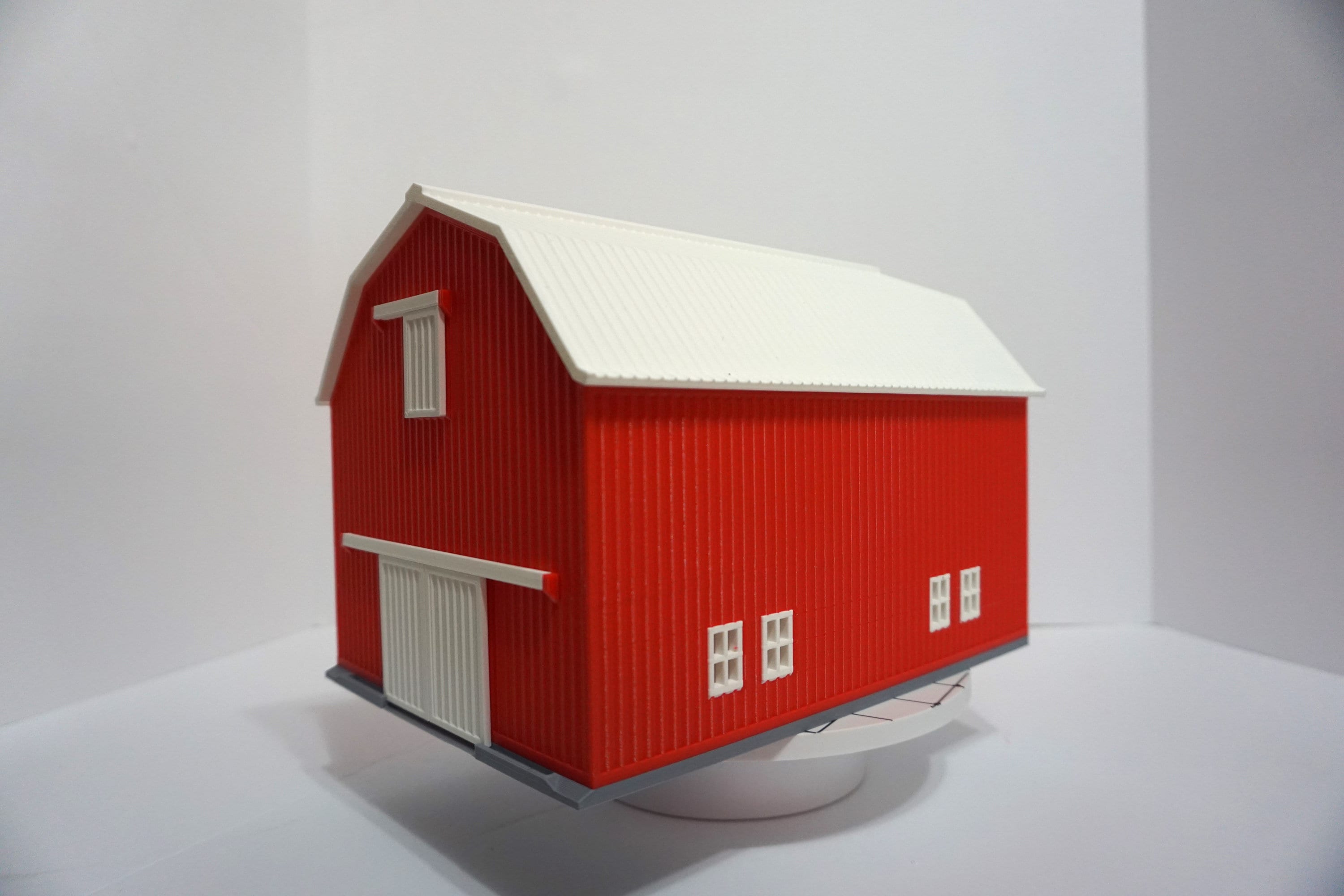 Barn the Classic Big Metal Façade Exterior 1:64 Scale - Etsy