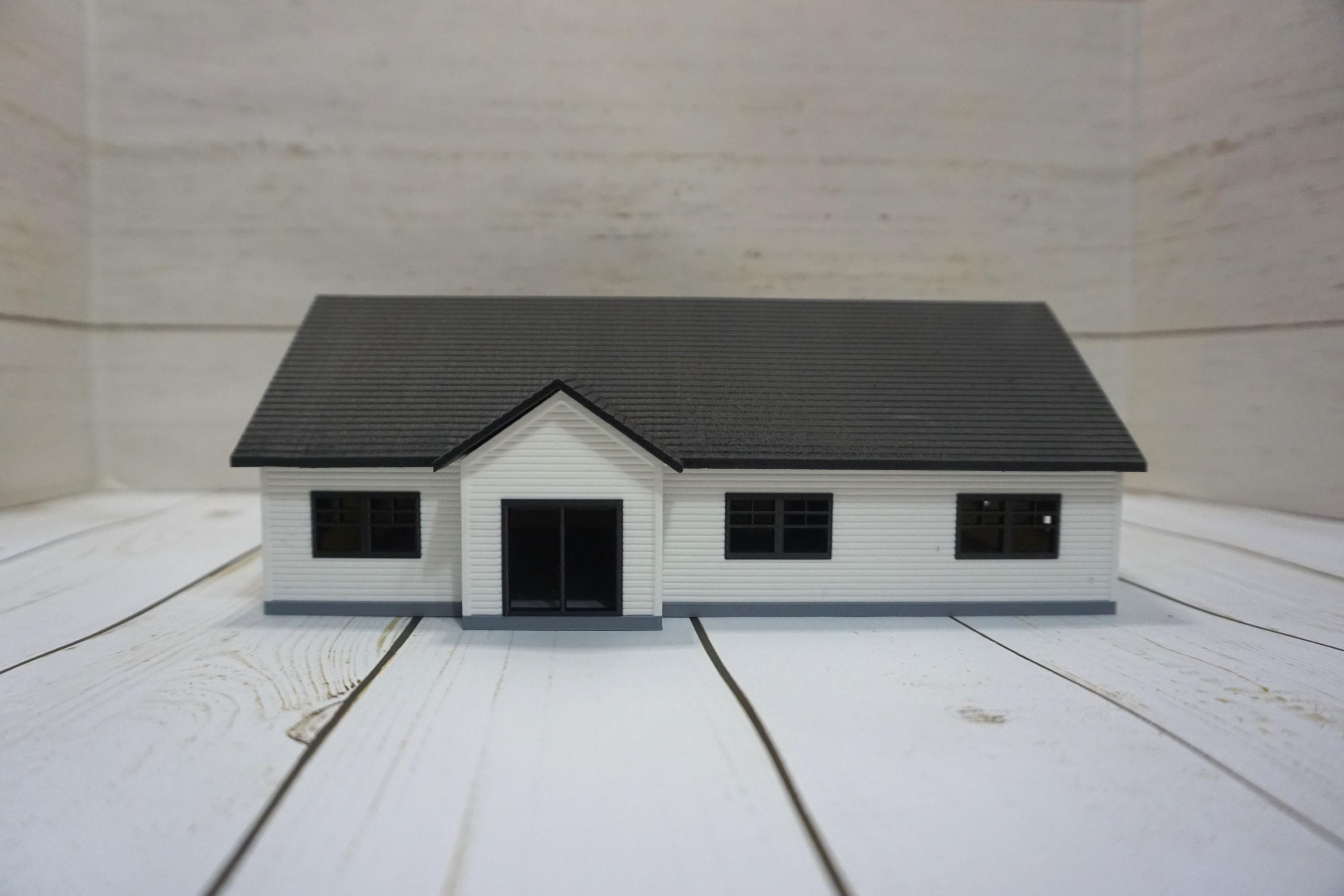 House Suburban Living 1:64th Scale - Etsy