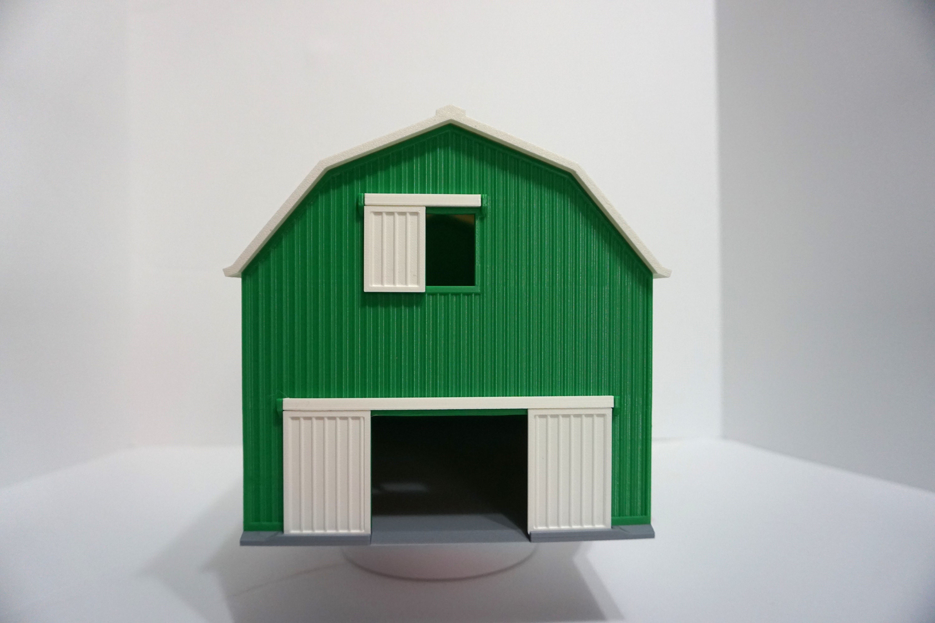 Barn the Classic Big Metal Façade Exterior 1:64 Scale - Etsy