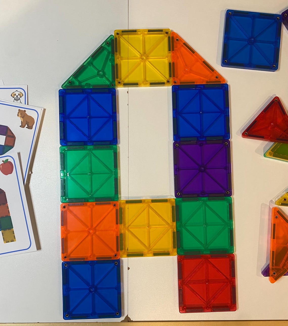 Magnetic Tile Alphabet Letter Cards - DIGITAL DOWNLOAD - Etsy