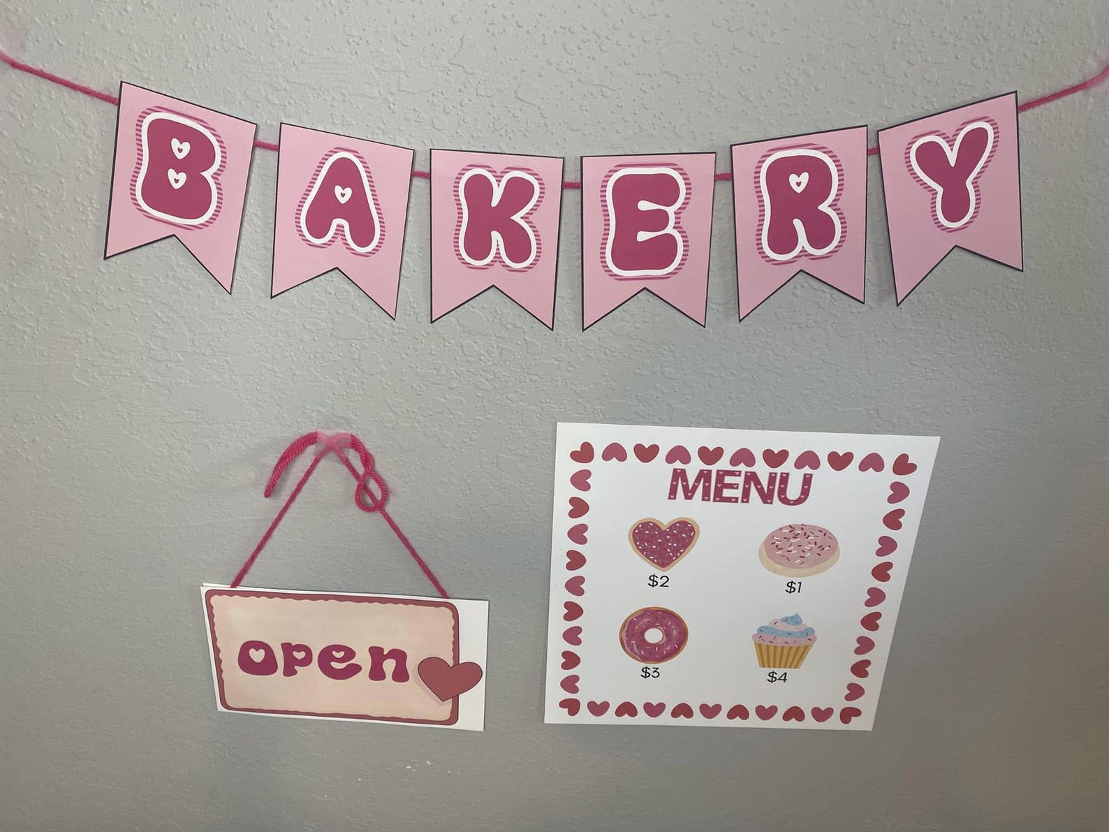 Valentine's Day Bakery Pretend Play - DIGITAL DOWNLOAD - Etsy
