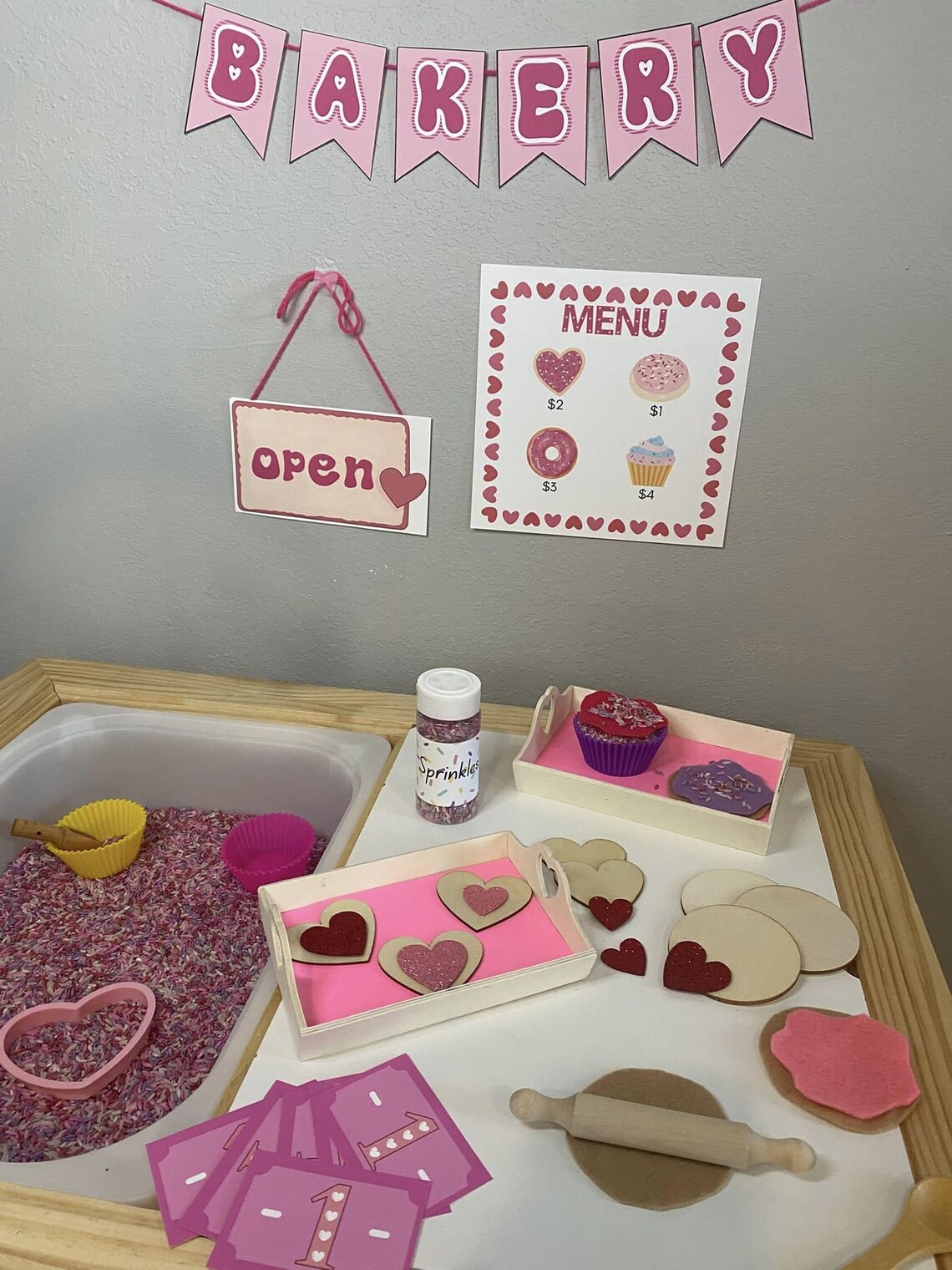 Valentine's Day Bakery Pretend Play - DIGITAL DOWNLOAD - Etsy