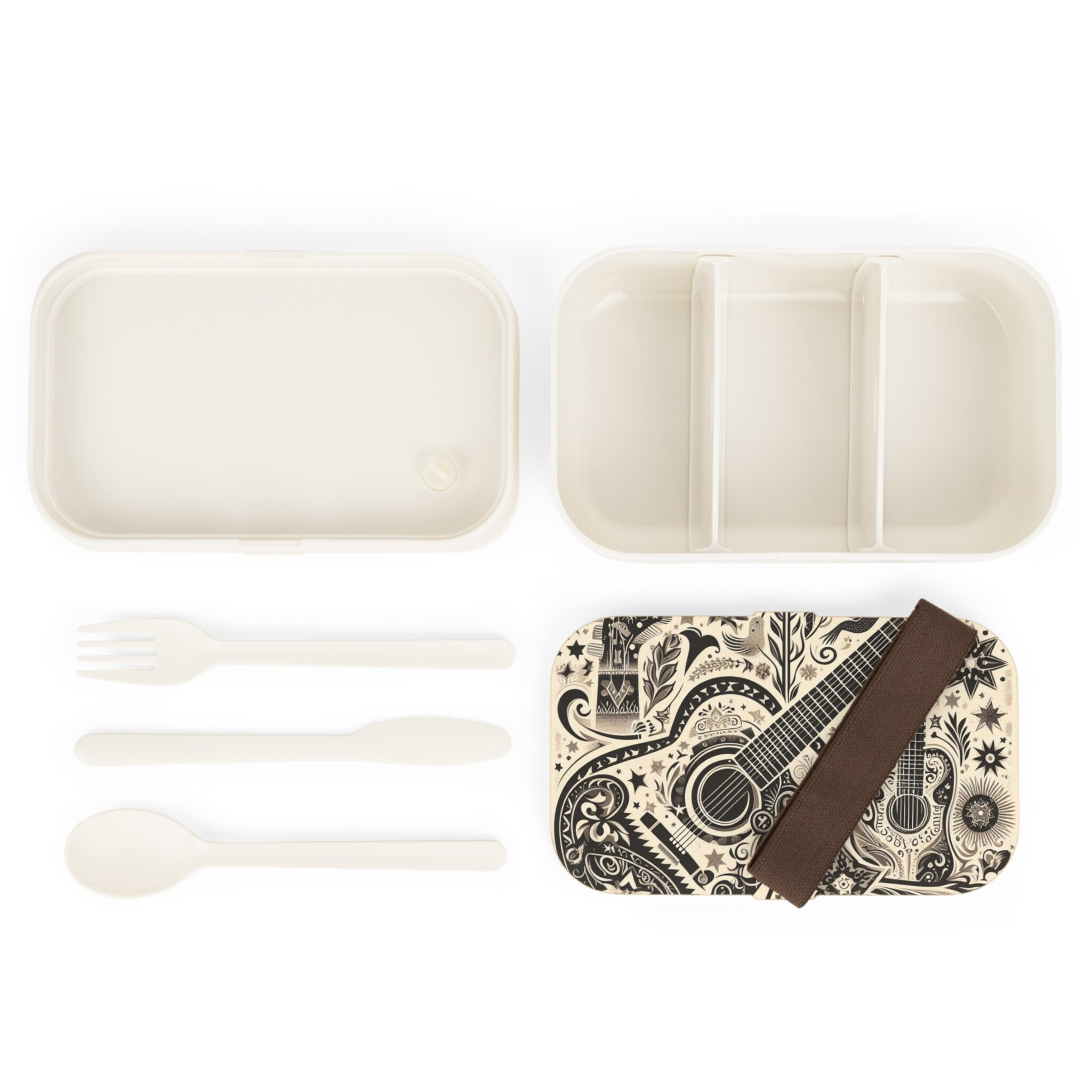 Spanish Guitar Bento Box, Lunch, Dinner, Eco-friendly, Stackable ...