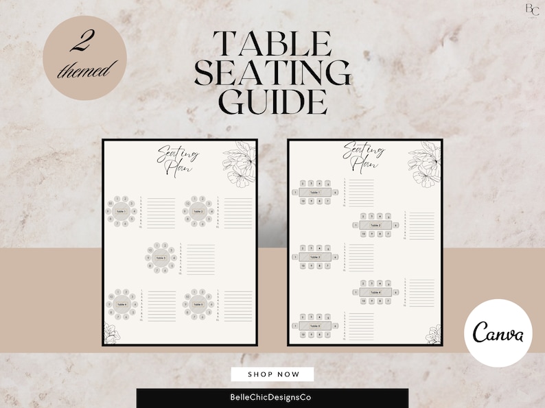 Alphabetical Seating Chart Template |editable Wedding Seating Chart ...