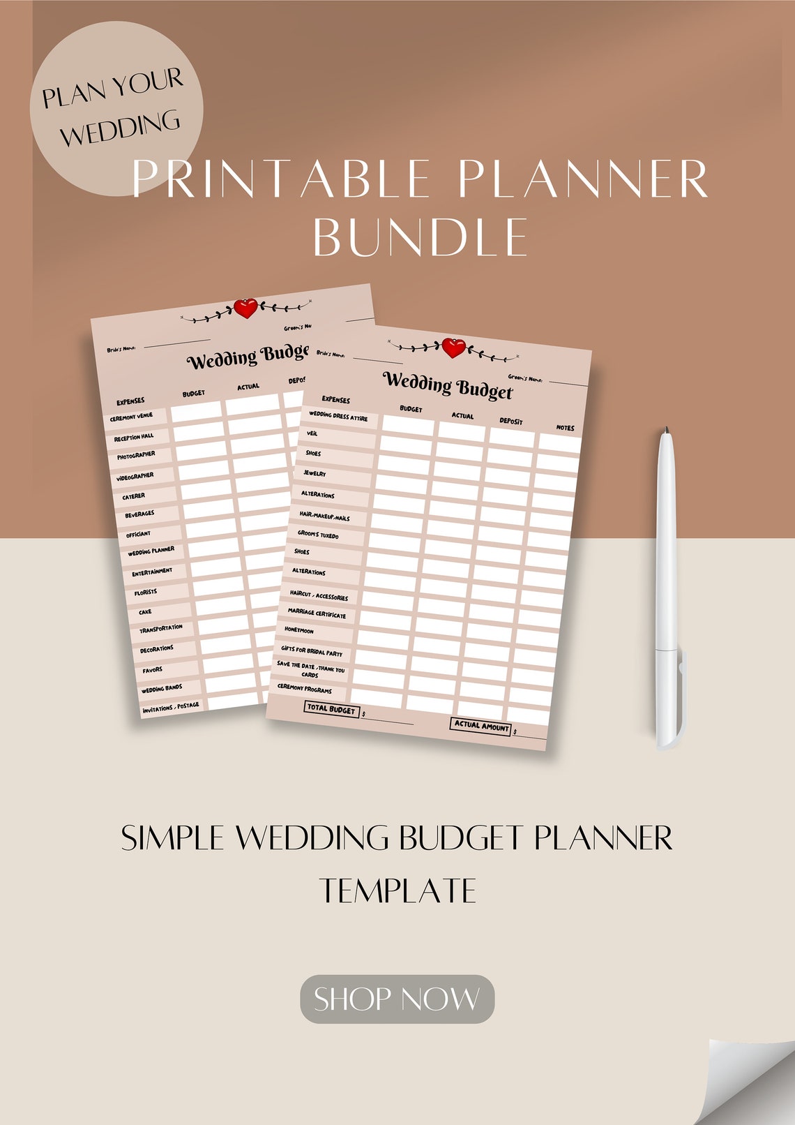 Wedding Planning Checklist | Wedding Checklist Printable | Wedding ...
