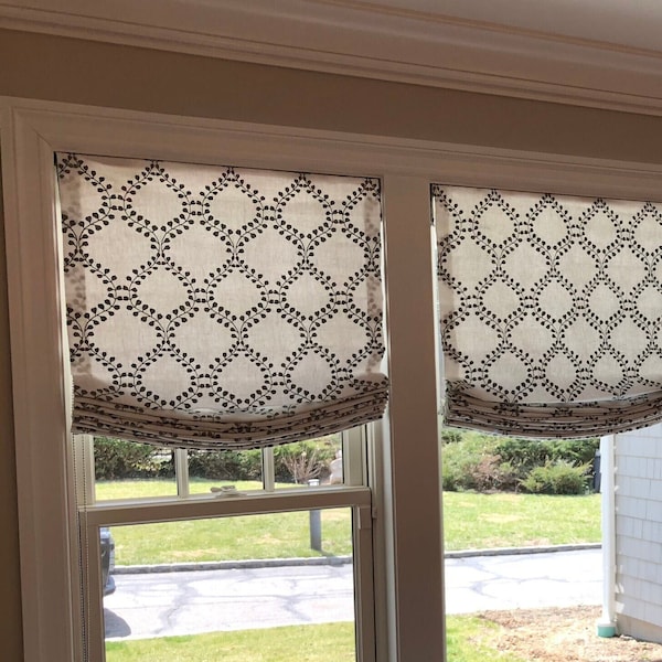 Relaxed Roman Shades - Etsy