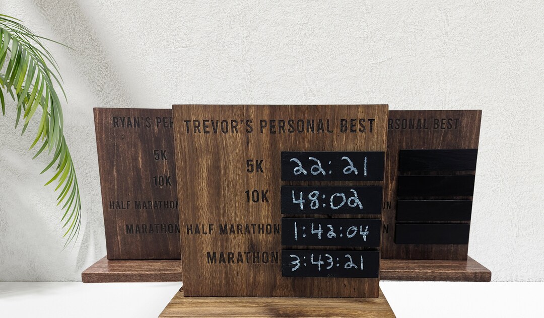 Personal Record Board for Runners chalkboard Marker Included - Etsy