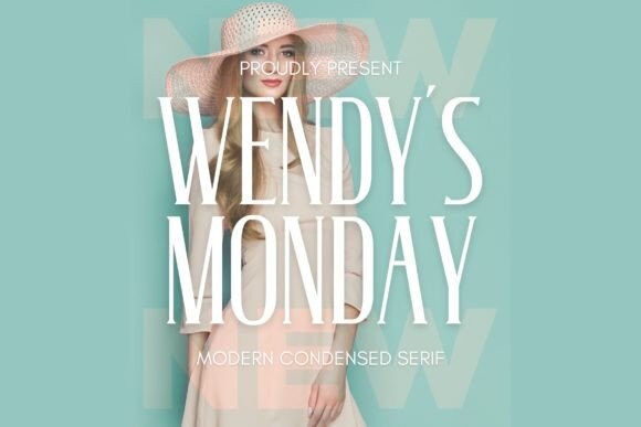 Wendy's Monday Font, Bold Fonts for Crafters, Rustic Fonts, Bold Fonts ...