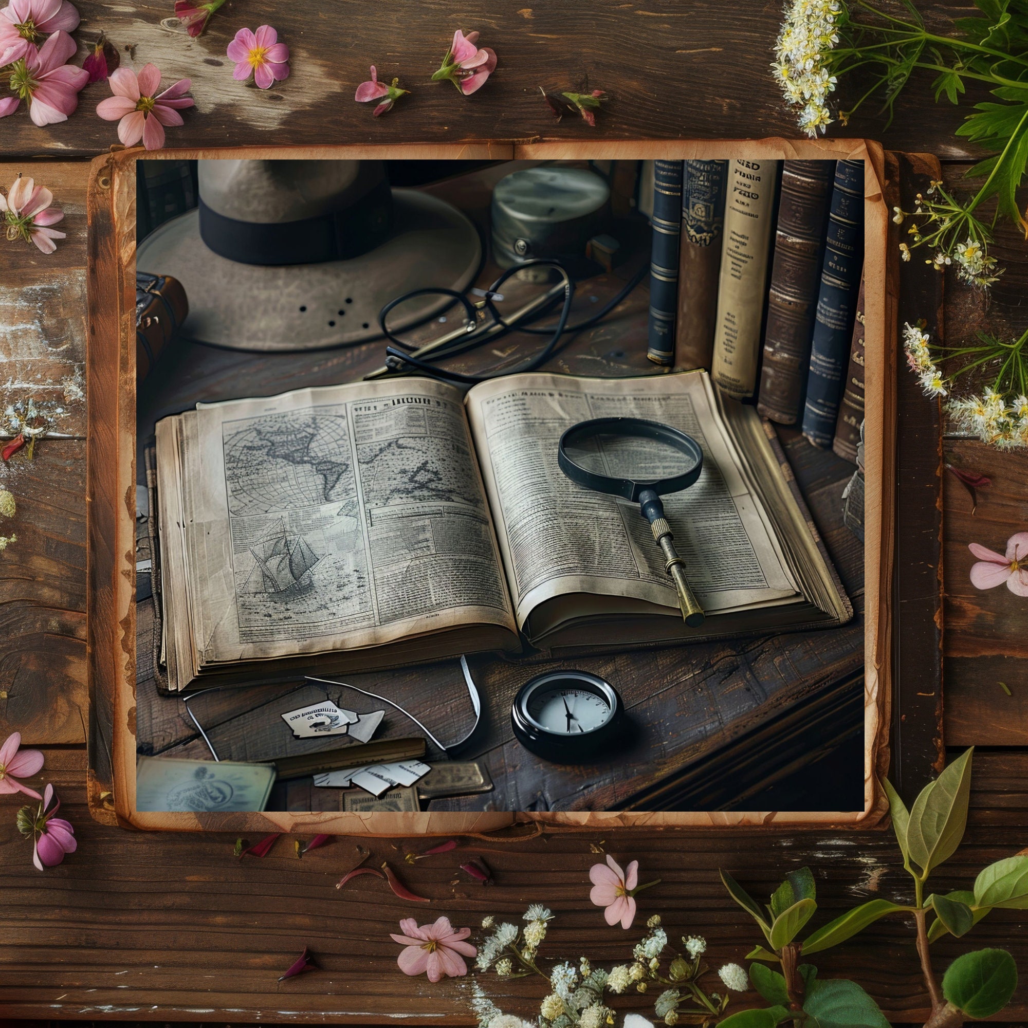 True Crime Junk Journal Pages, Digital Scrapbook Paper, Mystery ...