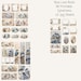 Vintage Blue Lace Birds Ephemera Cards, 38 Mini Extras Pack, Birds ...