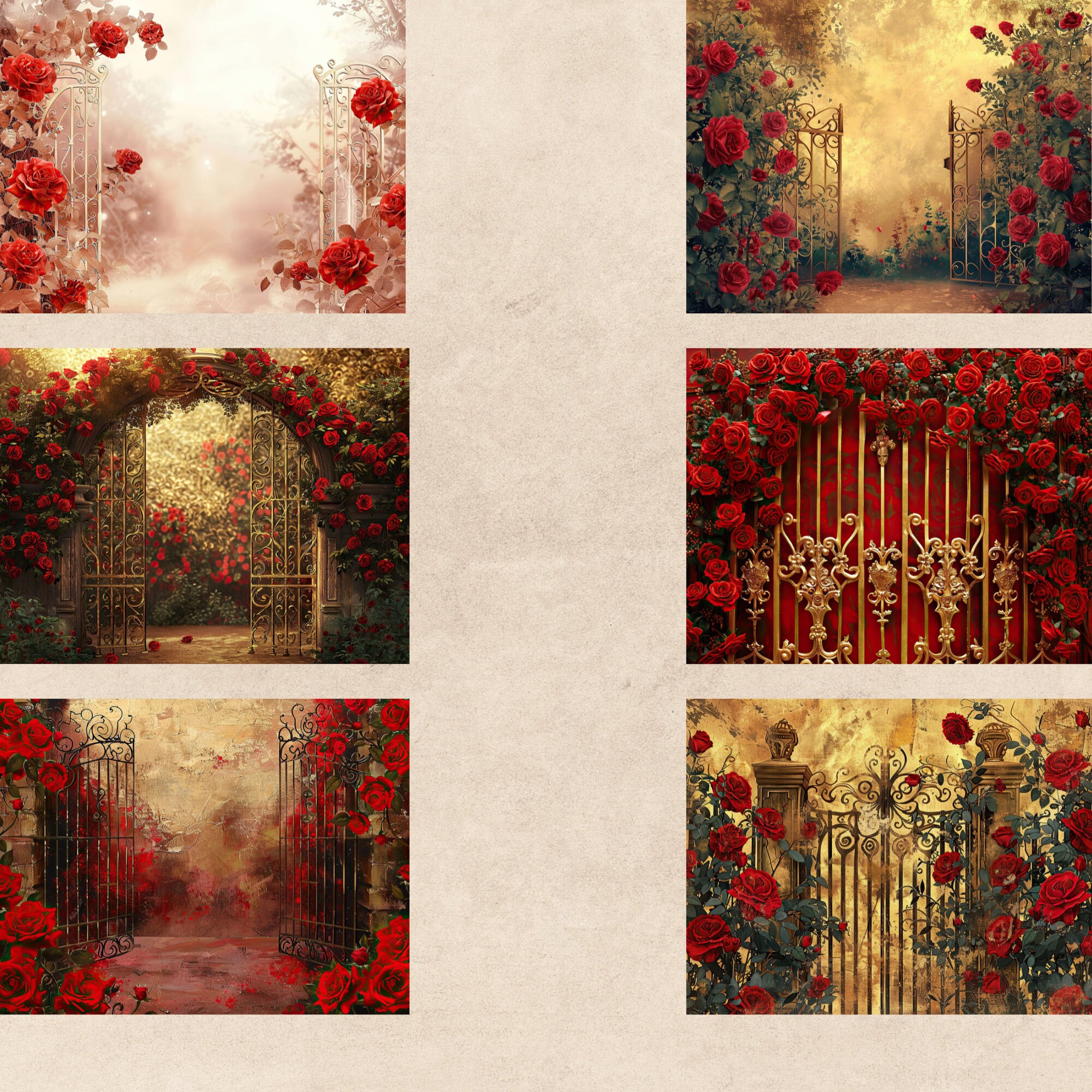 Junk Journal Printable, Red Rose Gate Junk Journal , Junk Journal Digi ...