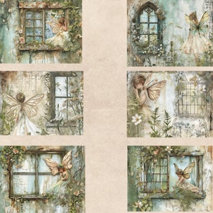 Junk Journal Printable, Fairy Junk Journal, Window Journal Pages ...