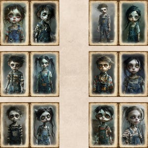 Junk Journal Printable, Zombie Kids Journal, Halloween Zombies Journal ...