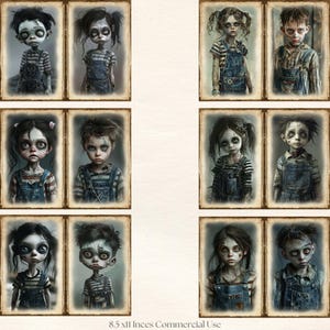 Junk Journal Printable, Zombie Kids Journal, Halloween Zombies Journal ...