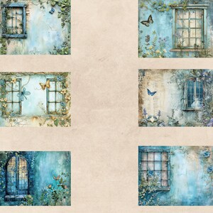 Junk Journal Printable, Enchanted Window Junk Journal, Journal Pages ...
