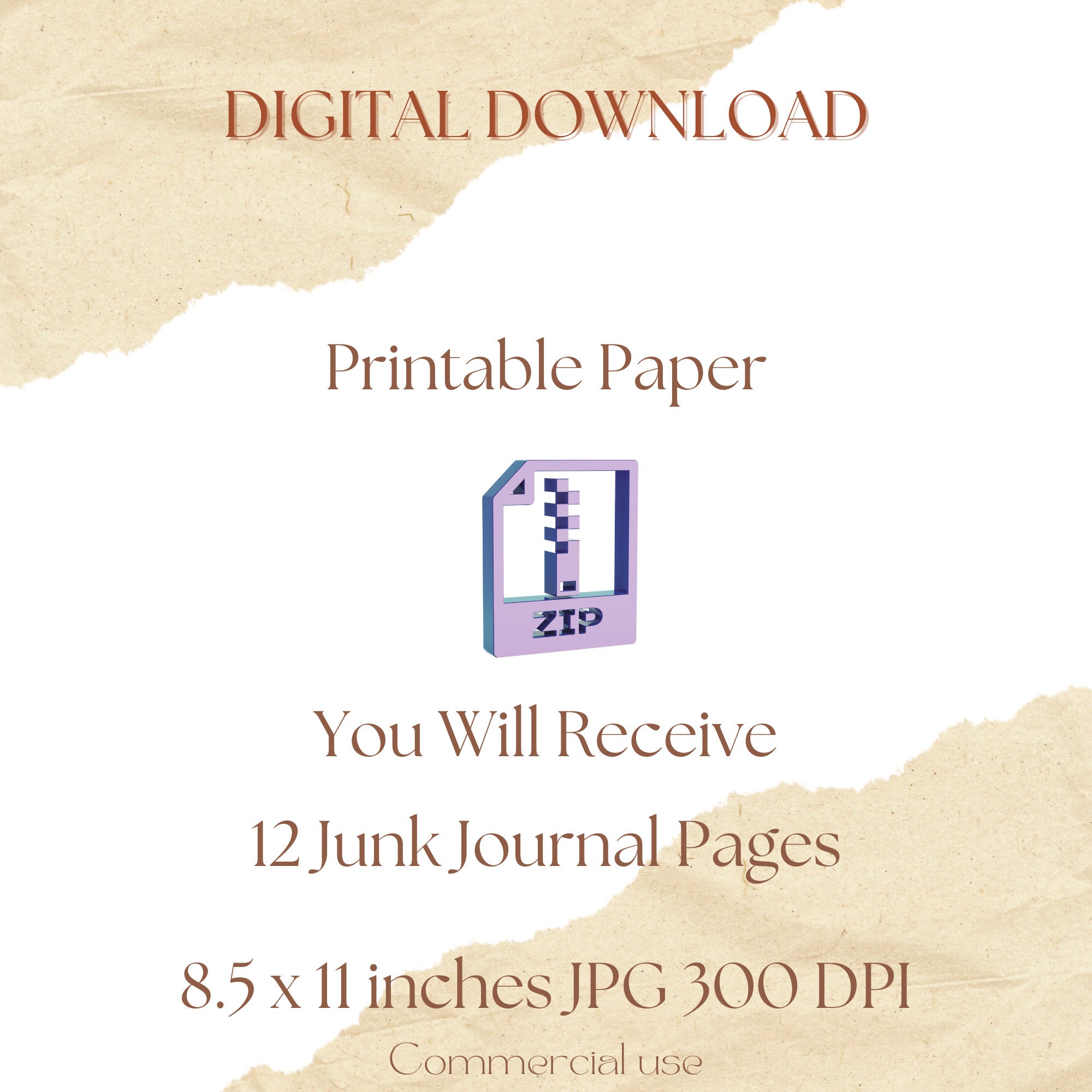 Junk Journal Printable, Fairy Junk Journal, Window Journal Pages ...