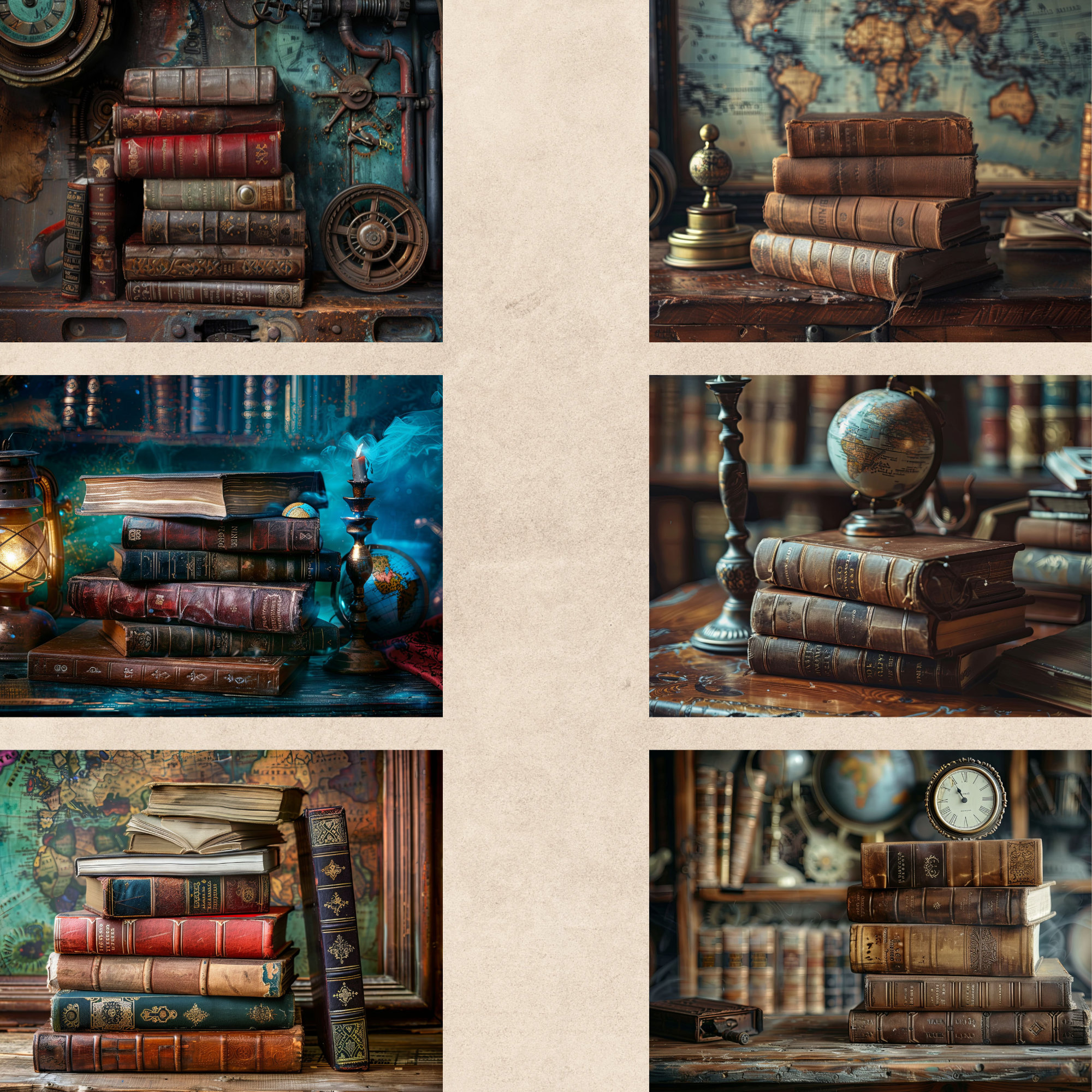 Junk Journal Printable, Stack of Books, Reading Junk Journal, Book ...