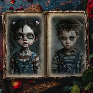 Junk Journal Printable, Zombie Kids Journal, Halloween Zombies Journal ...