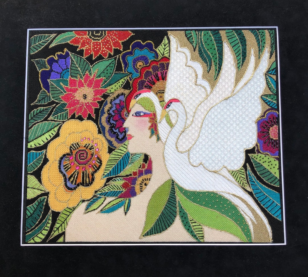 Laurel Burch LB-73 Swan Goddess Stitch Guide - Etsy