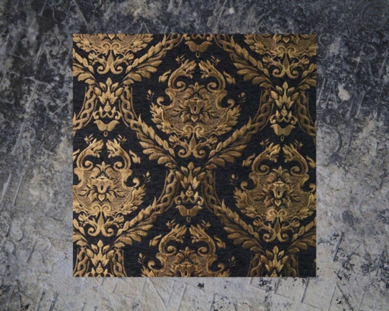 Black Brocade Colonial Jerkin Renaissance Edwardian Brocade Men ...