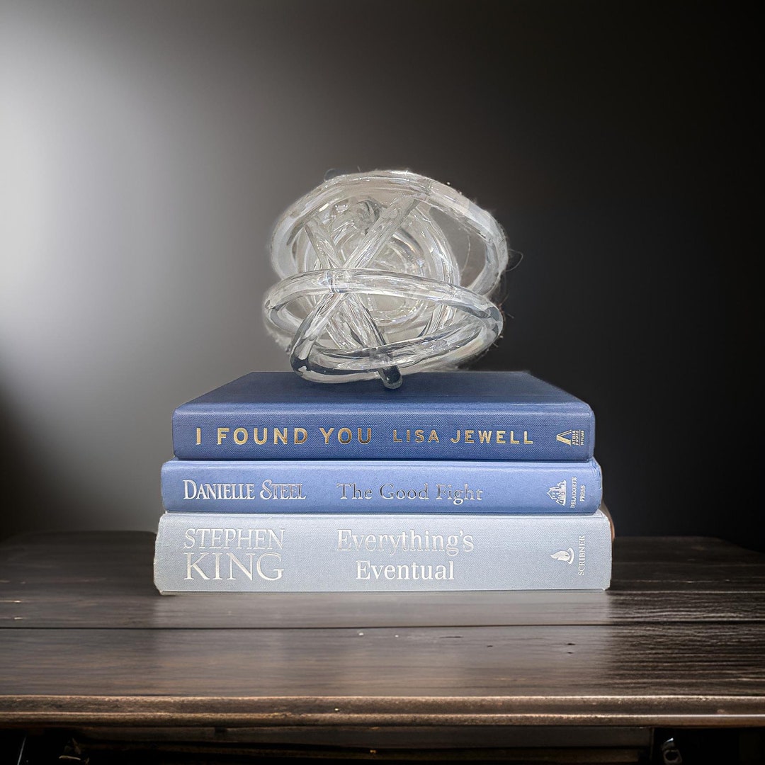 Blue Book Stack, Books, Themed Books, Decorative Books, Book Set, Home Decor, Neutral Decor ...