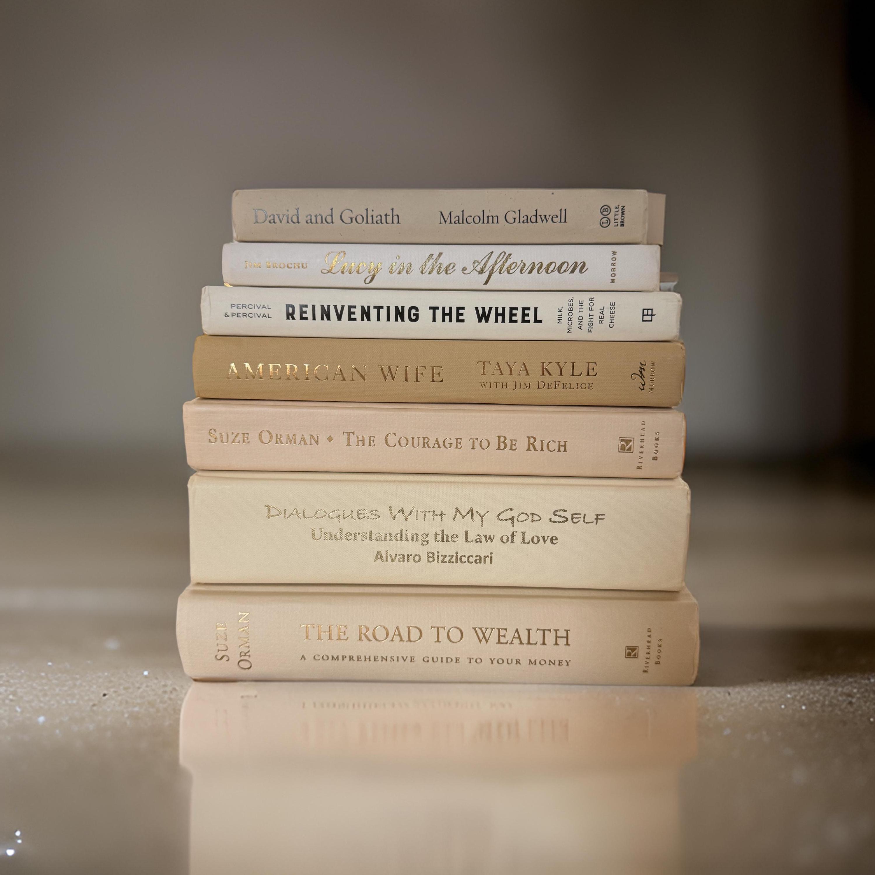 Neutral Book Stack, Books, Themed Books, Decorative Books, Book Set ...