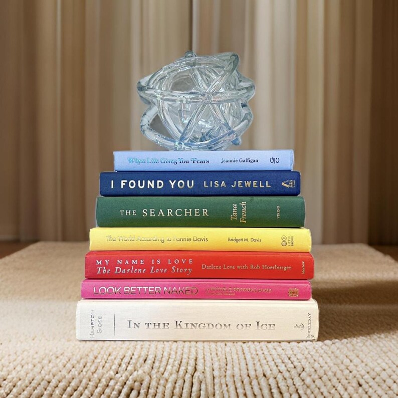 Rainbow Color Book Stack, Colorful Book Stack, Books, Themed Books ...