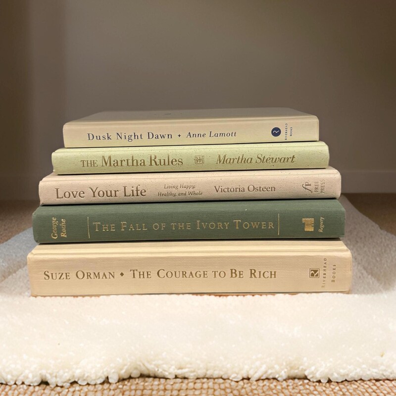 Stacked Books Decor - Etsy