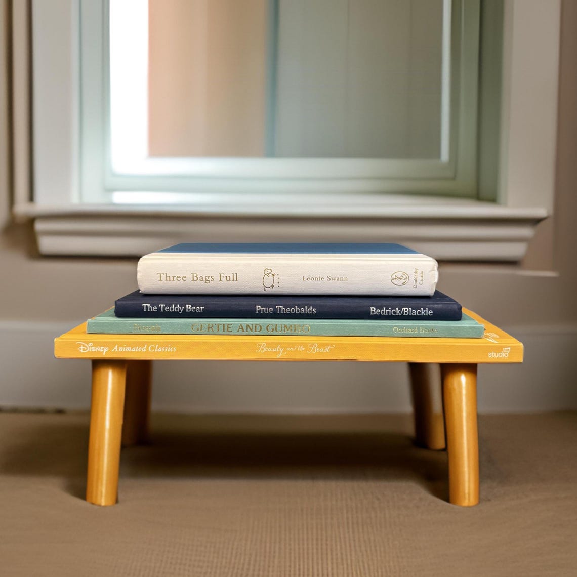 Set of 4 Beautiful Children’s Book Stack for a Nursery or Little Kids ...