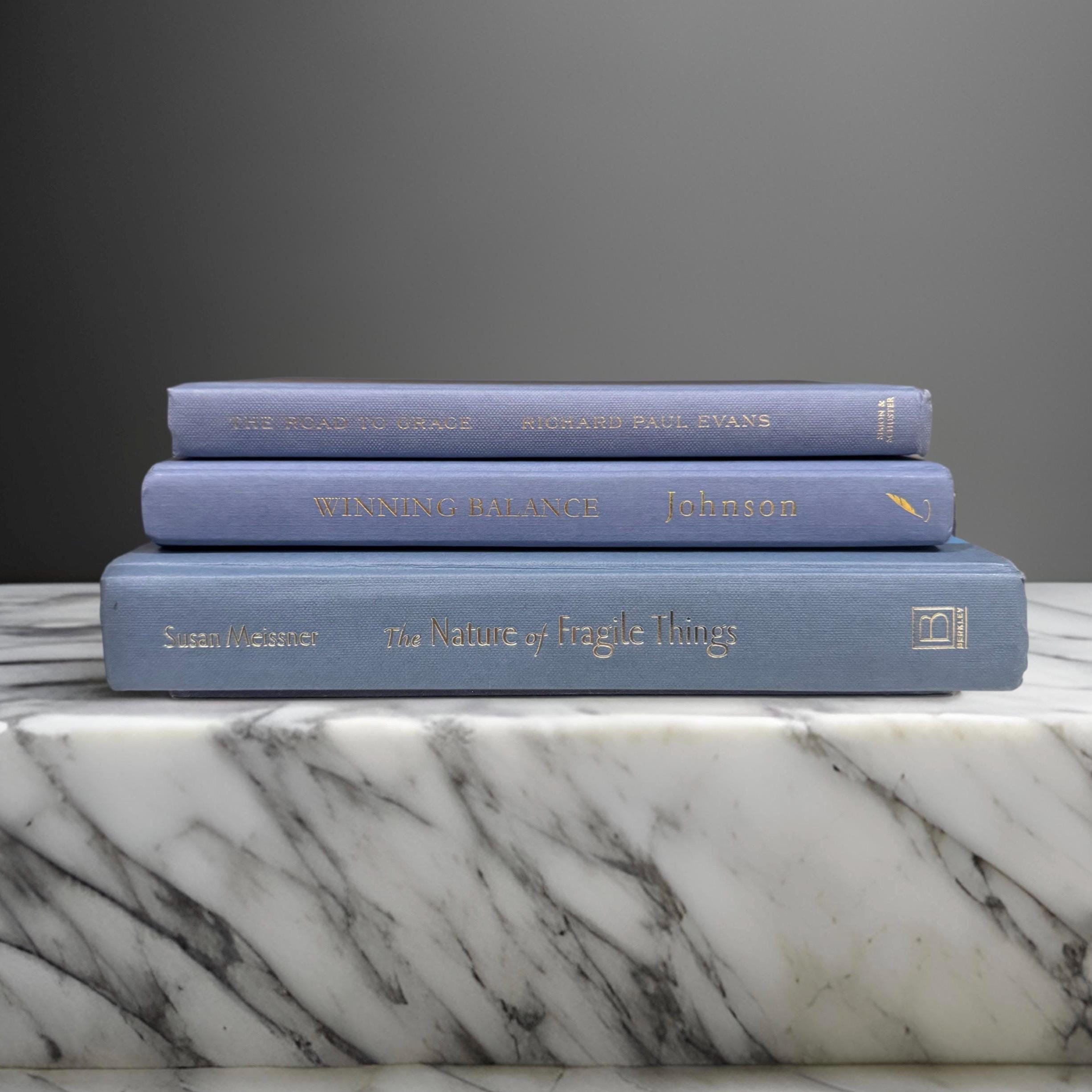 Blue Book Stack, Books, Themed Books, Decorative Books, Book Set, Home ...