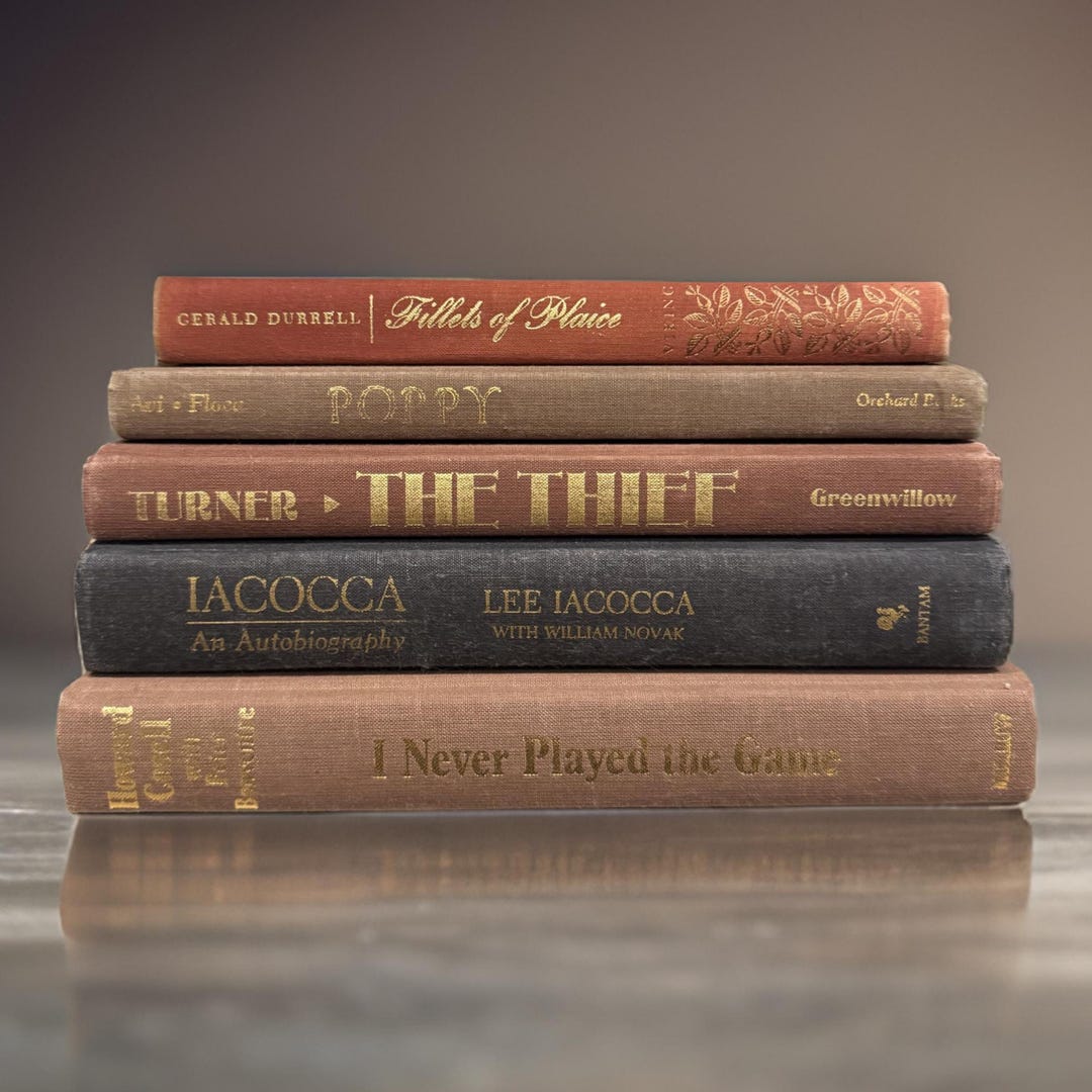 Textured Book Stack, Books, Vintage Style, Decorative Books, Book Sets ...