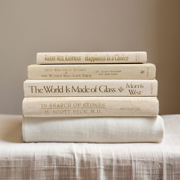 Decorative Book Stack - Etsy