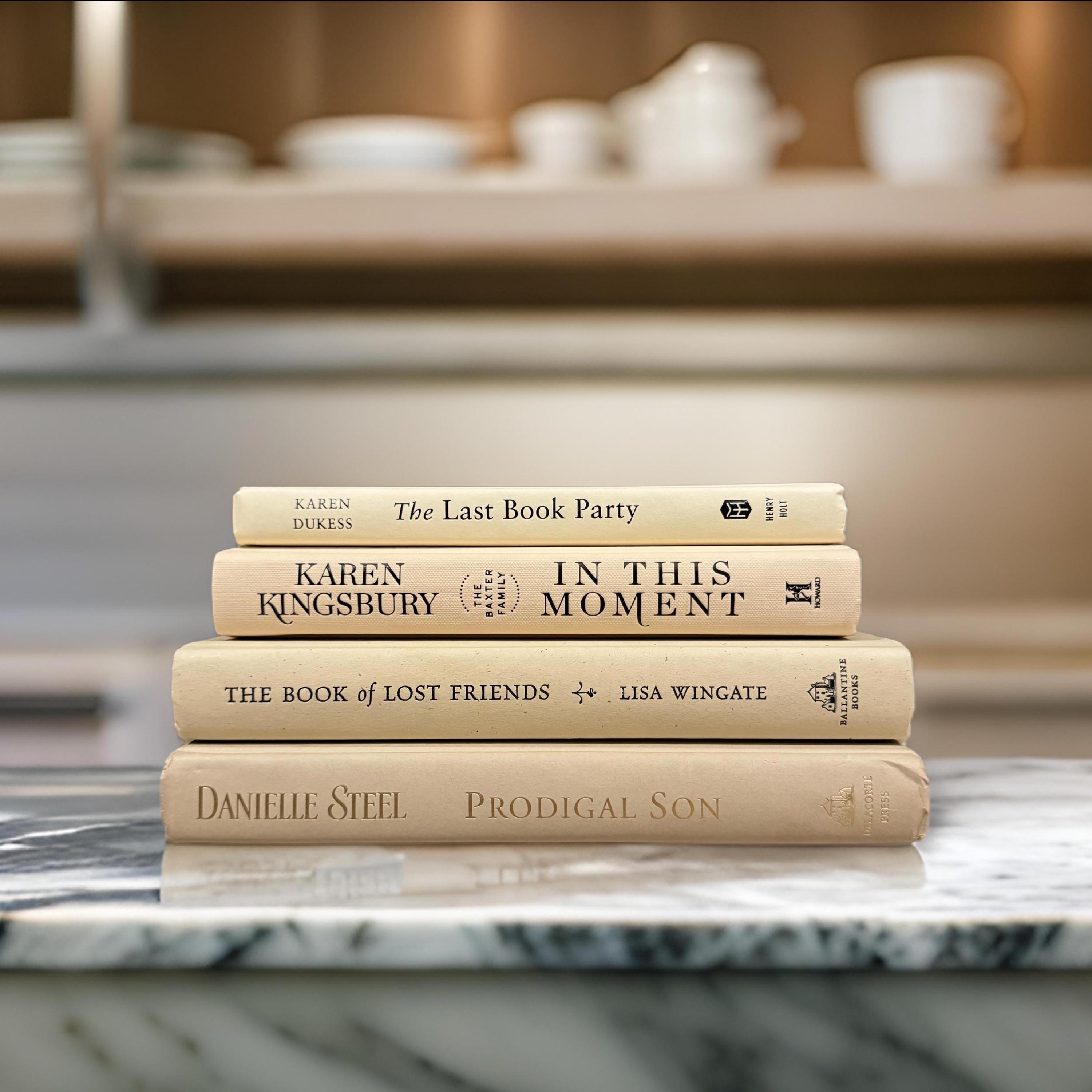 Neutral Book Stack, Books, Themed Books, Decorative Books, Book Set ...