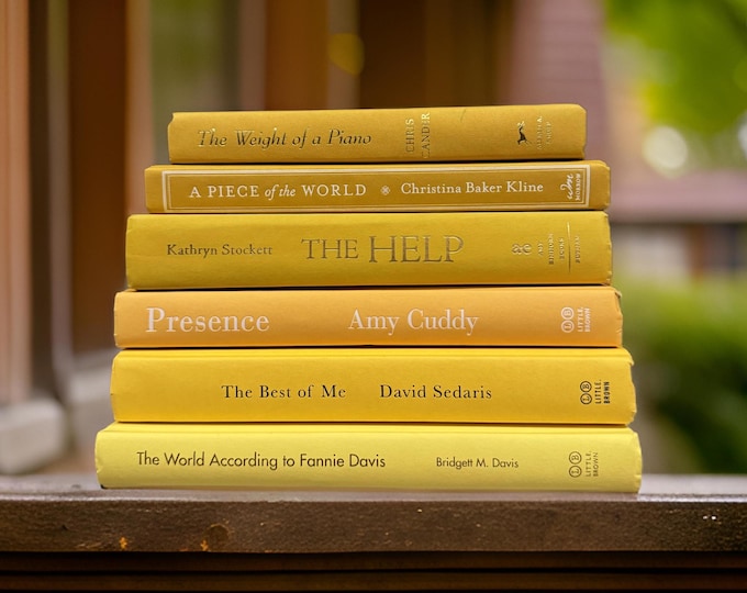 Pastel Blue, Green, Yellow, and White Books Decorative Books Staging ...