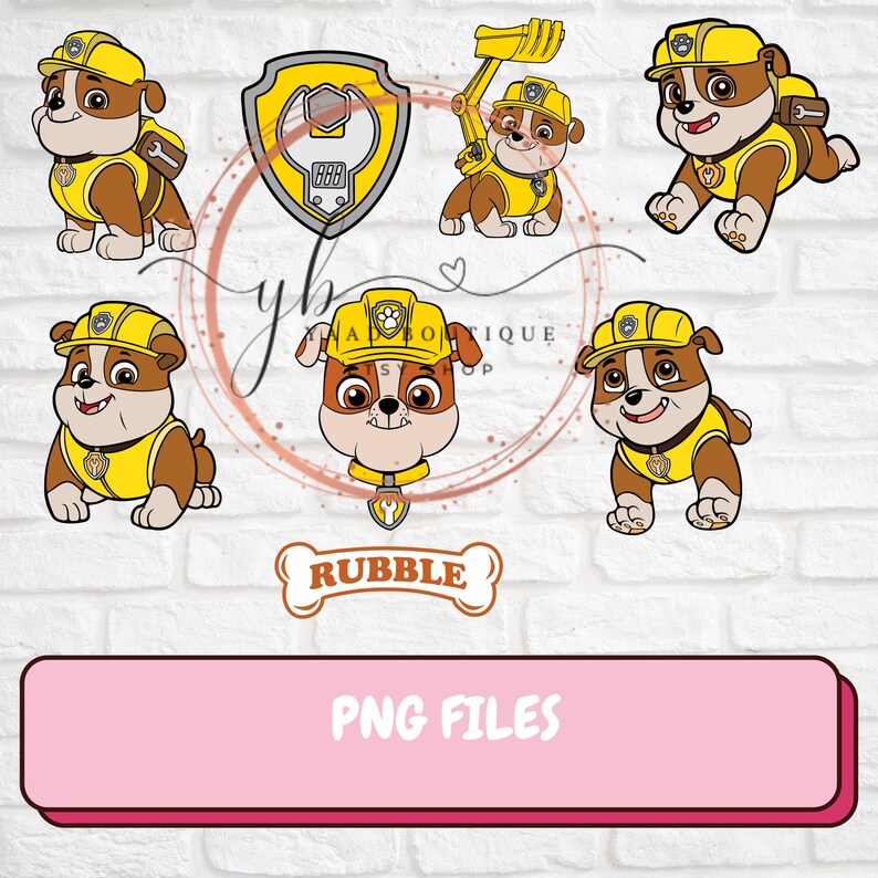 Rubble Patrol, PNG, SVG - Etsy
