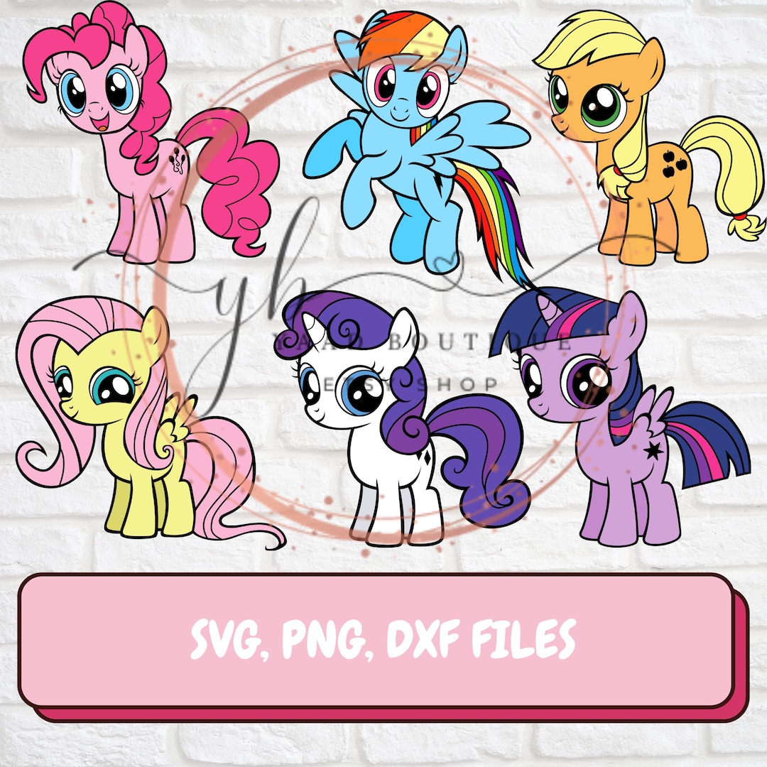 My Little Pony DXF, SVG, PNG Files - Etsy Canada