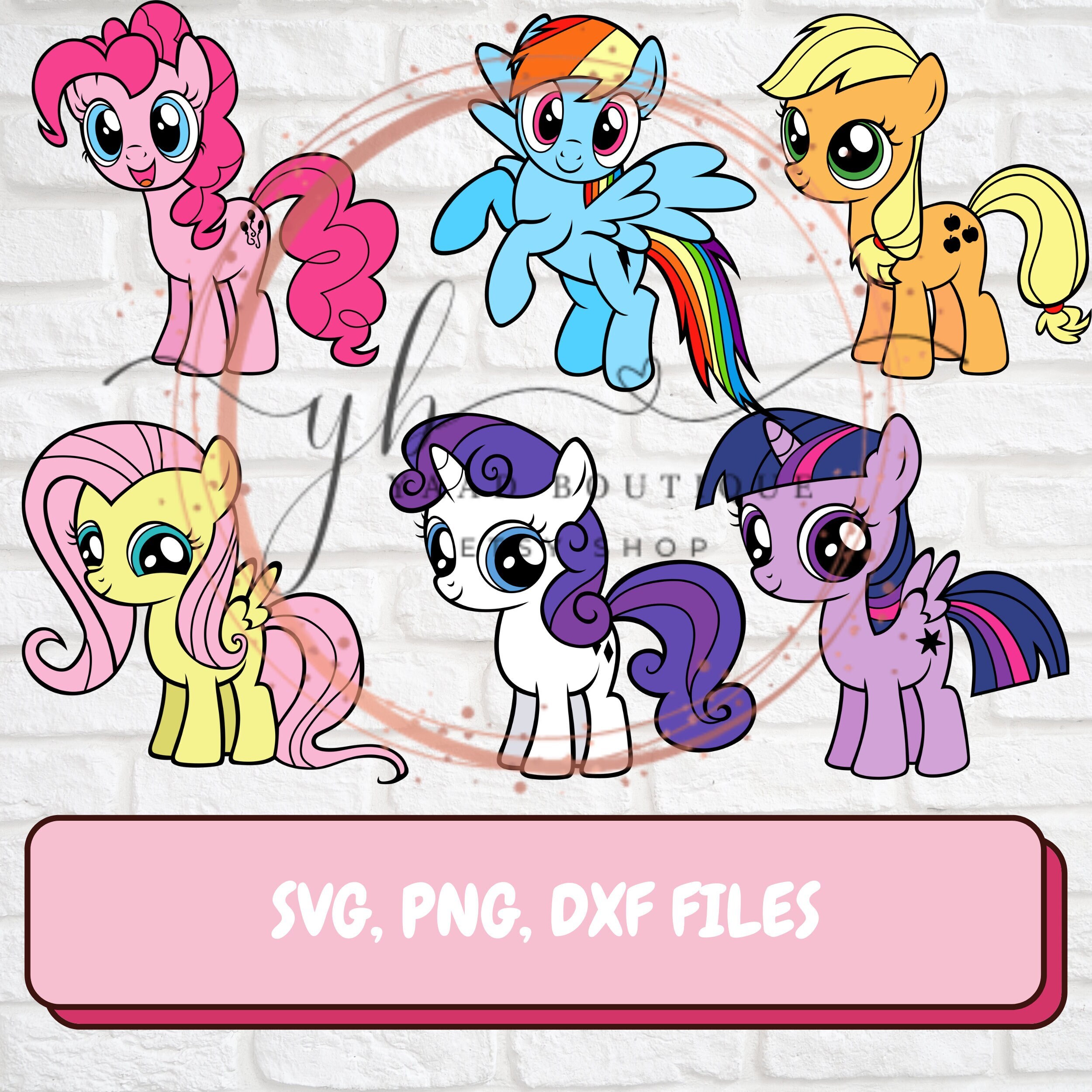 My Little Pony DXF, SVG, PNG Files - Etsy Canada