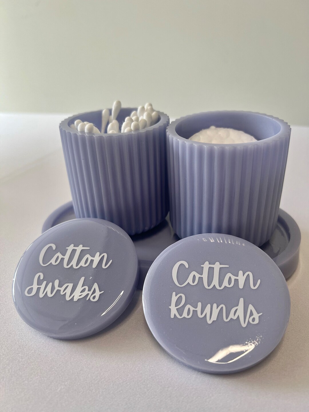 3-piece Organizer Set With Tray and Jars purple - Etsy