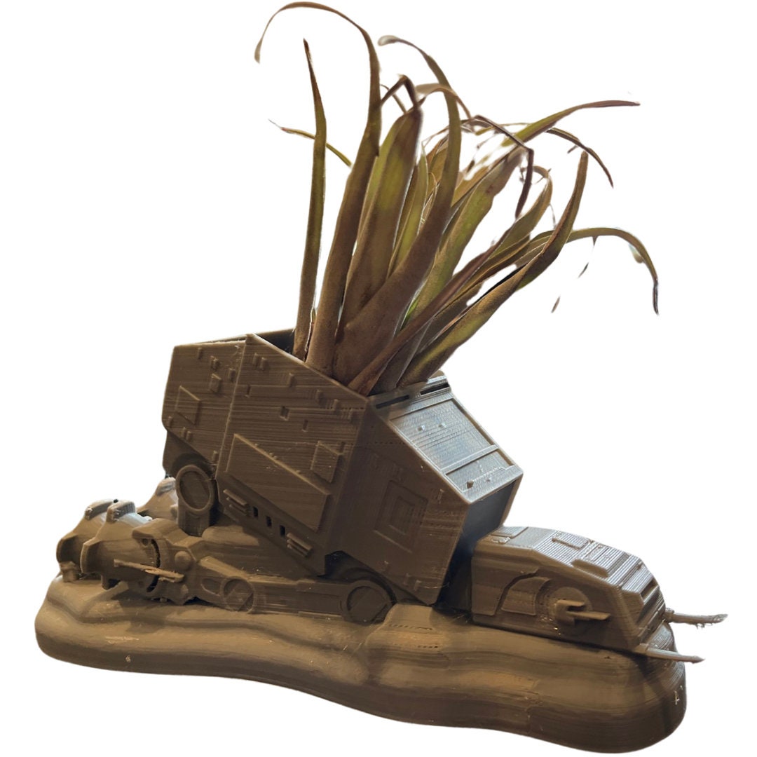 Fallen ATAT Planter Air Plant Planter Pot Starwars Geeky Gift - Etsy