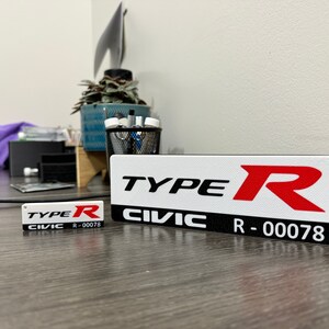 Honda Type R Badge Style Keychain - Etsy