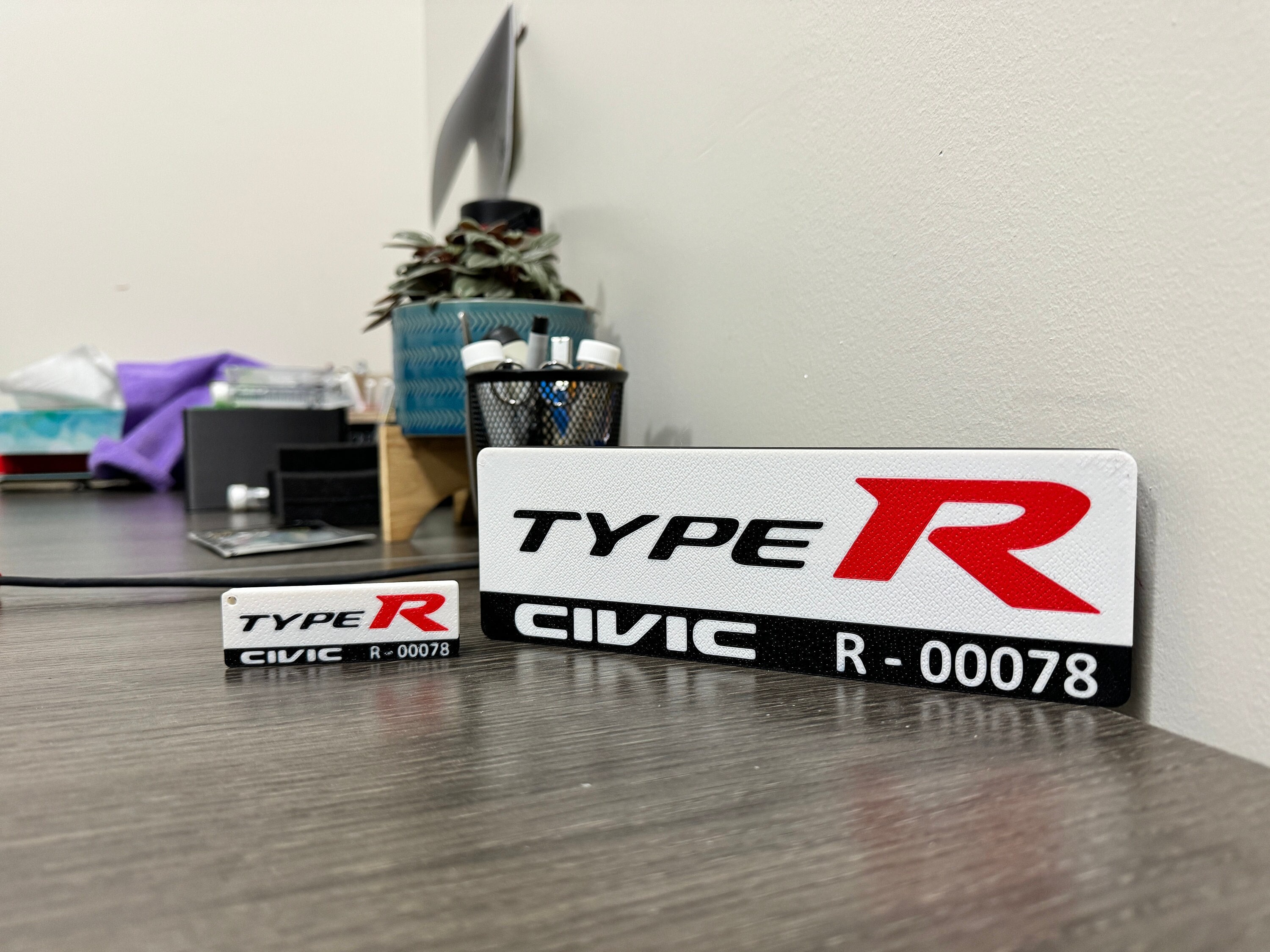 Honda Type R Badge Style Keychain - Etsy
