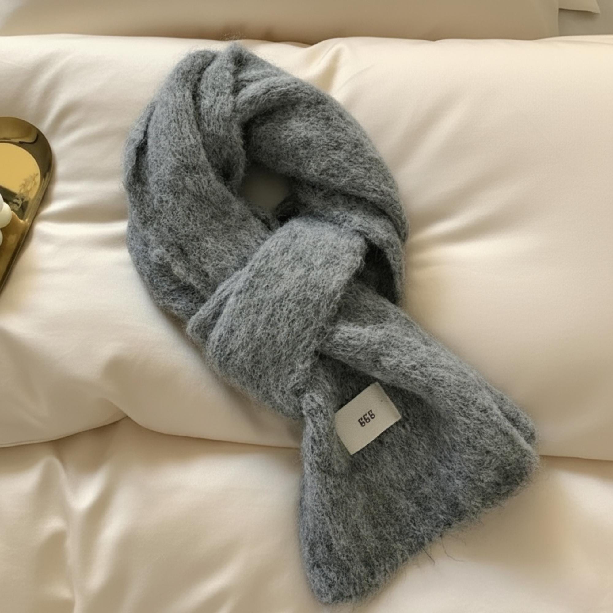 Color Cashmere Scarf Knitted Scarf Autumn Scarf Winter Scarf Ribbed ...