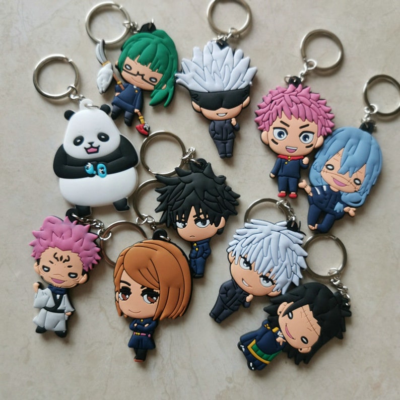 Jujutsu Kaisen Panda Keychain JJK Anime Merch Charm - Etsy
