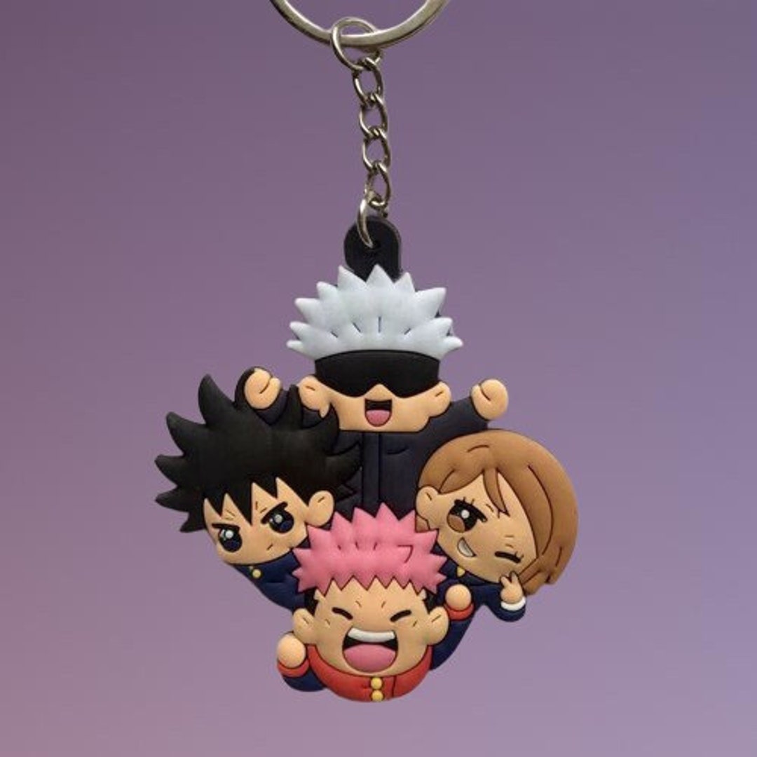 Jujutsu Kaisen Group Keychain JJK Anime Merch - Etsy