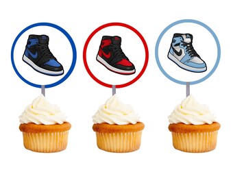 Jordan Jumpman Birthday Party Pack Topper Cake Toppers. Topper Cupcakes ...