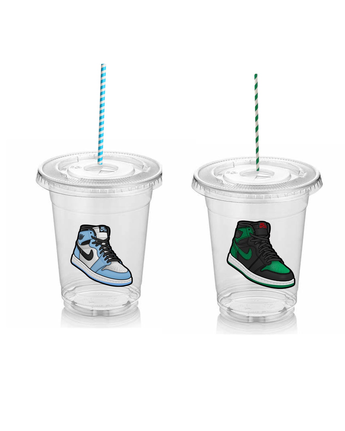 6-pack Plastic Disposable Party Cups-jumpman Birthday-jumpman Party ...