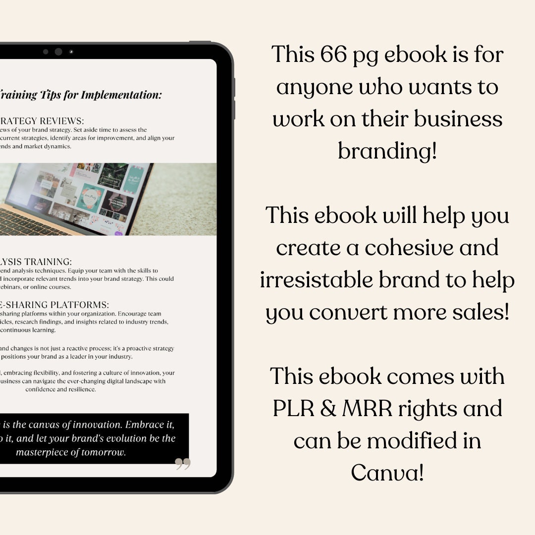 Brand Building Ebook: MRR & PLR Resell Rights (digital Download) - Etsy